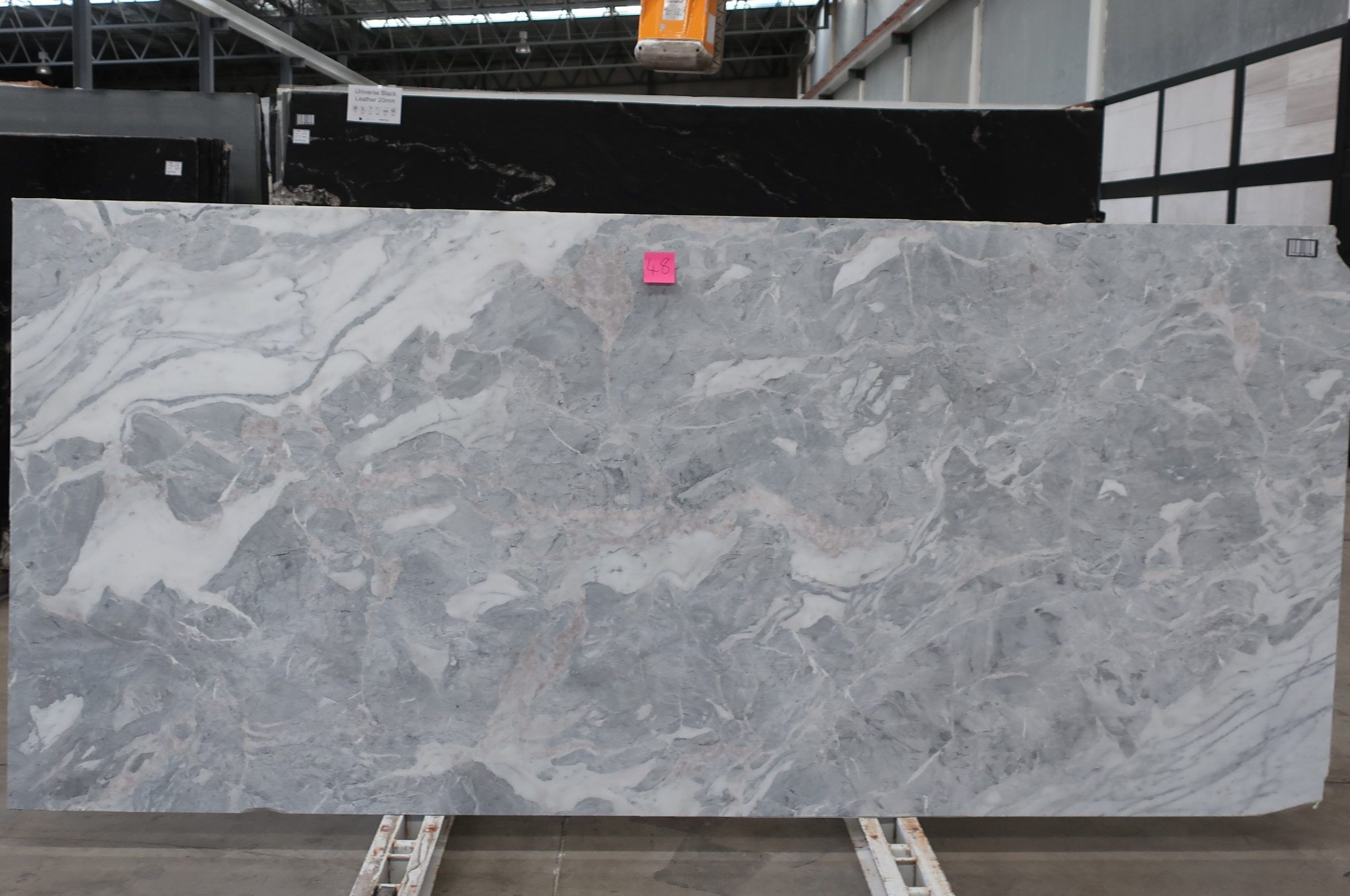 Galaxy Silver Honed Marble Slab - SNB Stone Australia
