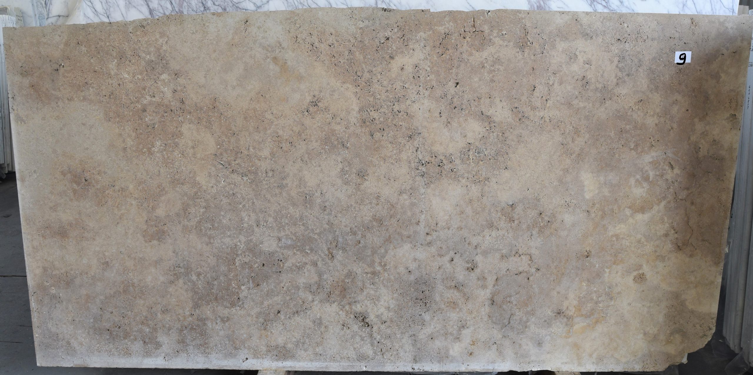 Noce Honed Travertine Slab - SNB Stone Australia