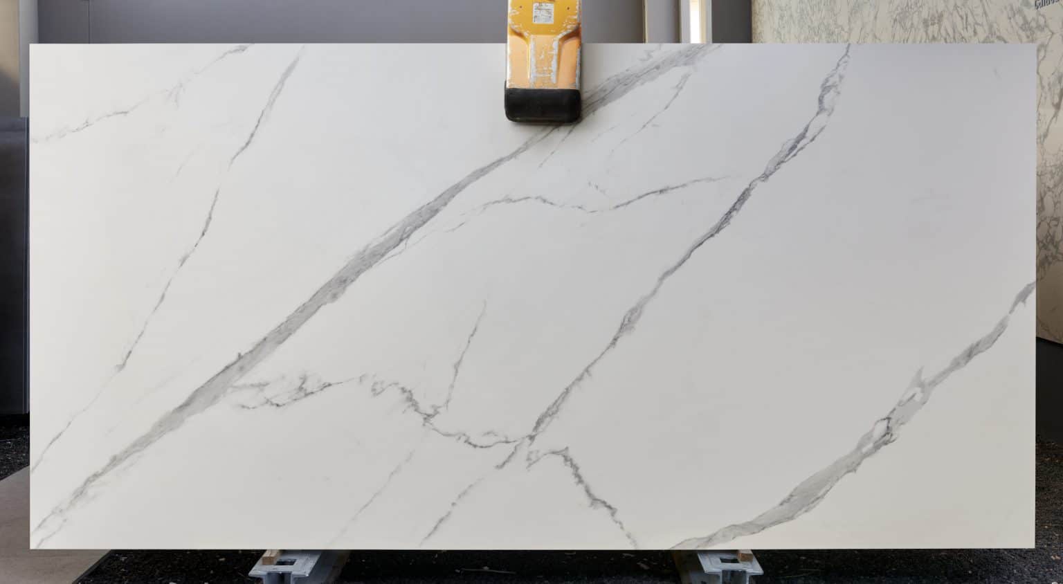 Infinity Extra Statuario Polished Satin Porcelain Slab 2 - SNB Stone ...