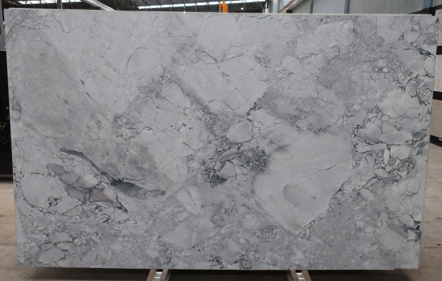Super White Honed Dolomite Slab 12 - SNB Stone