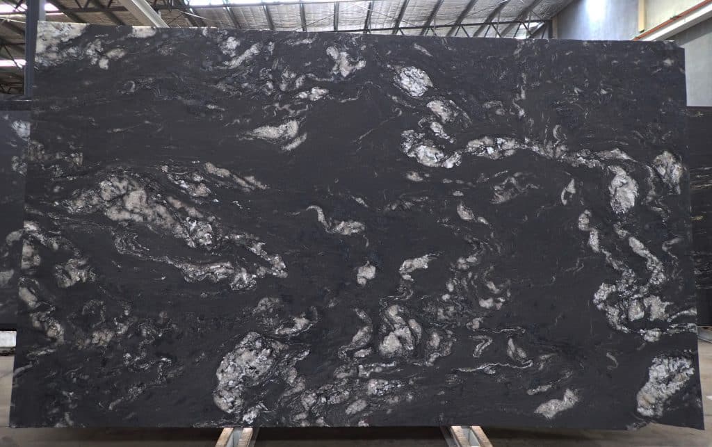 Universe Black Leather Granite Slabs - SNB Stone Australia