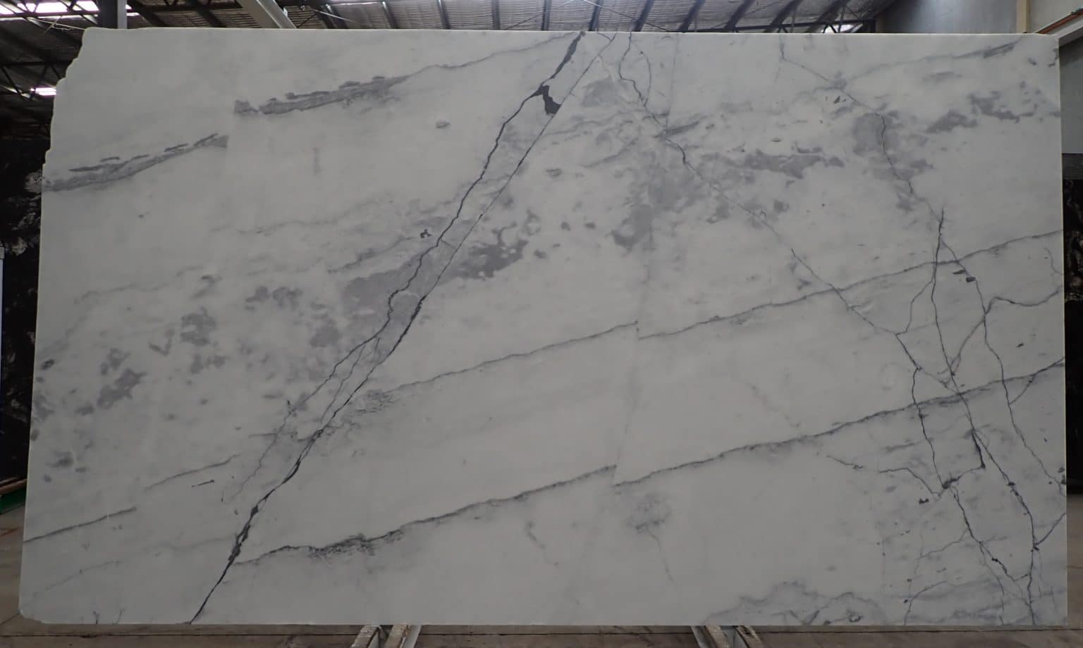 Bianco Venato Honed Marble Slabs - SNB Stone Australia