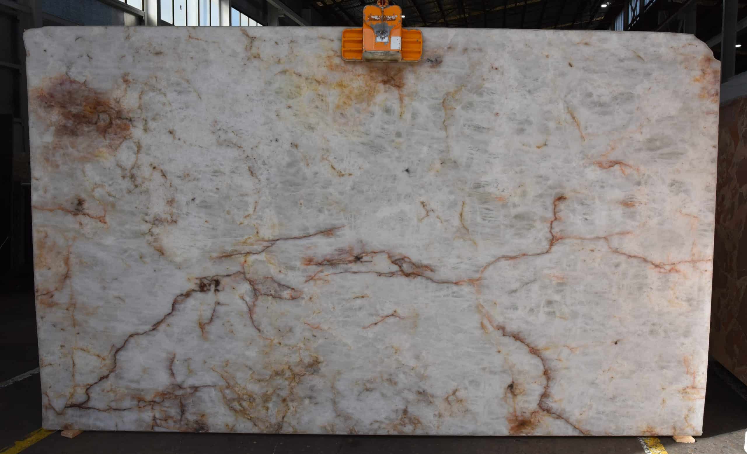 Cristallo White Honed Quartzite Slabs - SNB Stone Australia