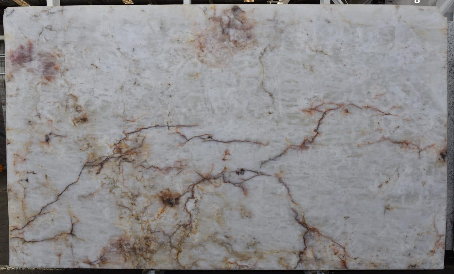 Cristallo White Honed Quartzite Slabs - SNB Stone Australia