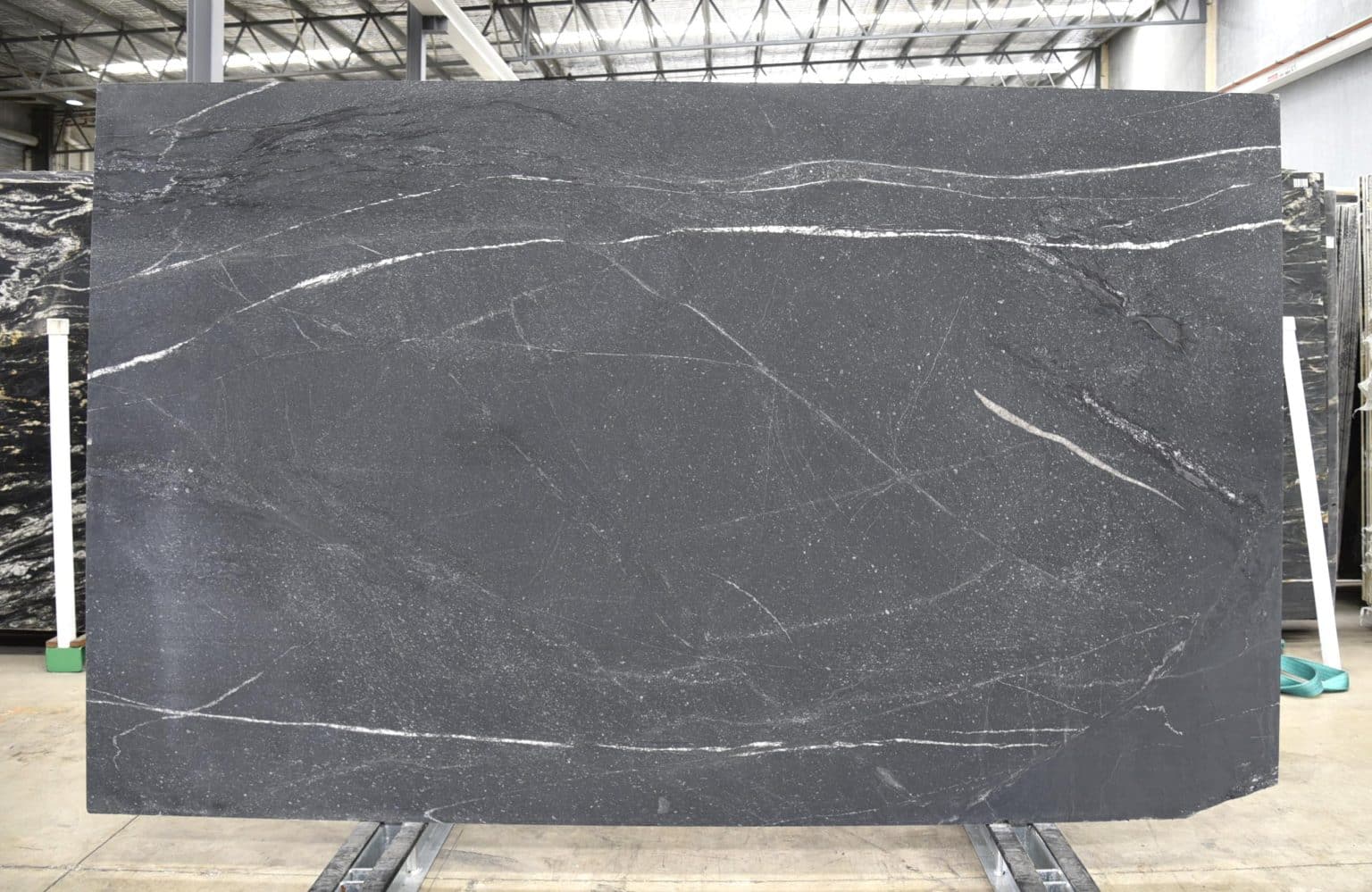 Volcanic Black Honed Granite Slab - SNB Stone Australia