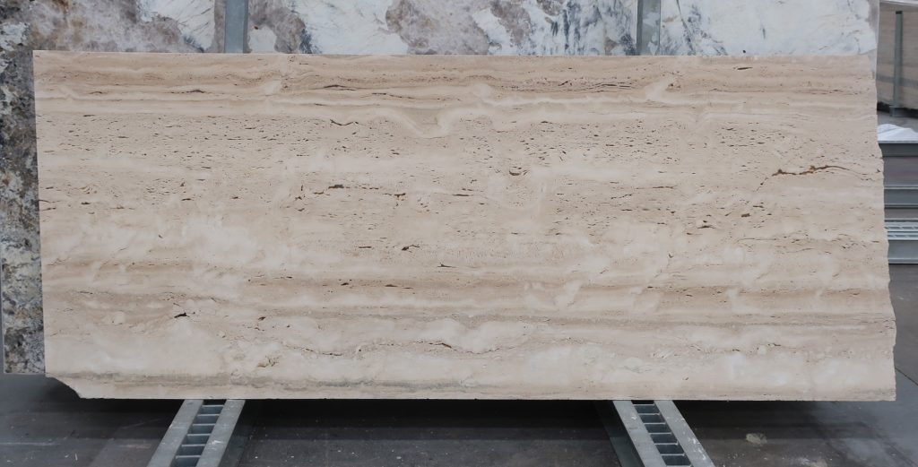 Navona Travertine Filled and Honed Slabs - SNB Stone