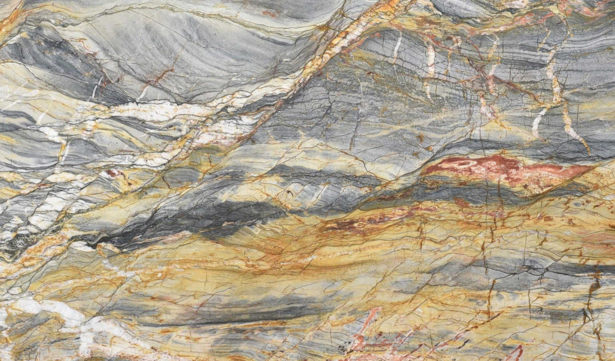 Explosion Blue Quartzite Slabs - SNB Stone Australia